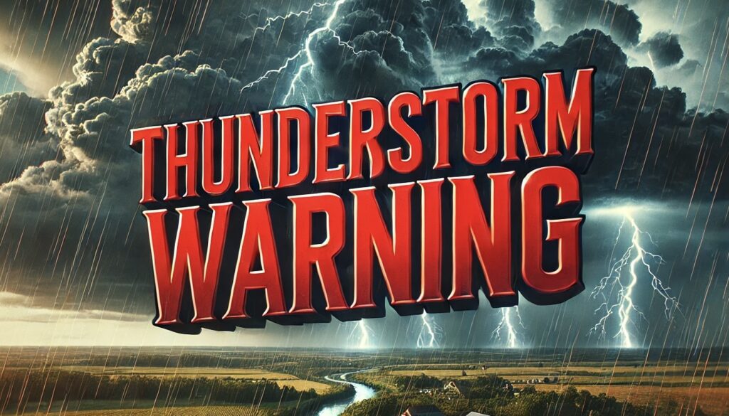 Kansas Severe Thunderstorm Warning Today: Dangerous Winds and Hail ...