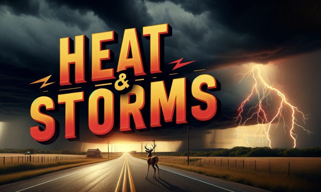 US-30 South at Risk: Storms Sunday Followed by Oppressive Heat Across ...