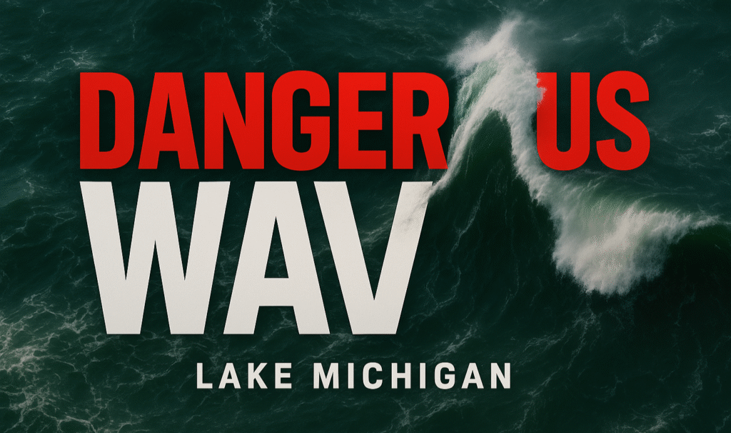 Wisconsin Lake Michigan Wind Warning: 6-Foot Waves From Milwaukee to ...
