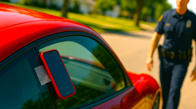 Found a Phone on Your Car? Police Urge Drivers Not to Touch Device ...