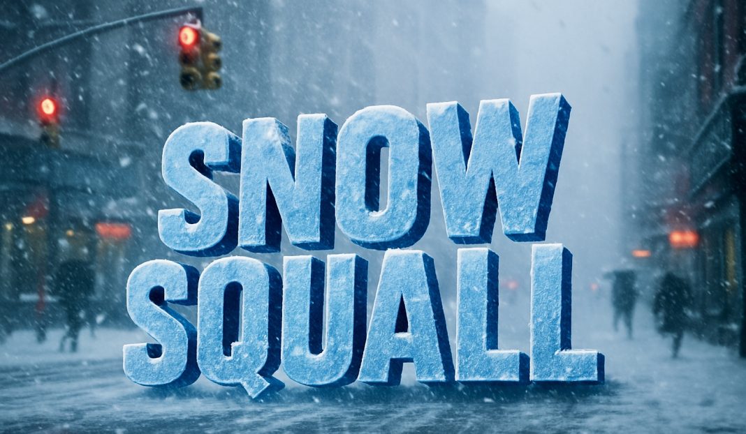 Central Pennsylvania Snow Squall Warning: Blowing Snow Reduces ...