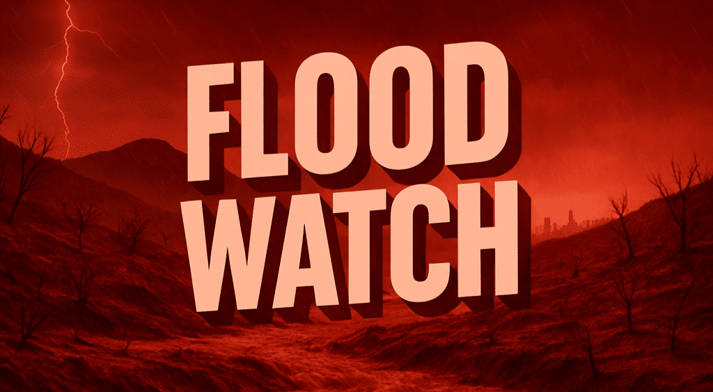Southern California Flood Watch Issued Thursday: Burn Scars at Risk ...