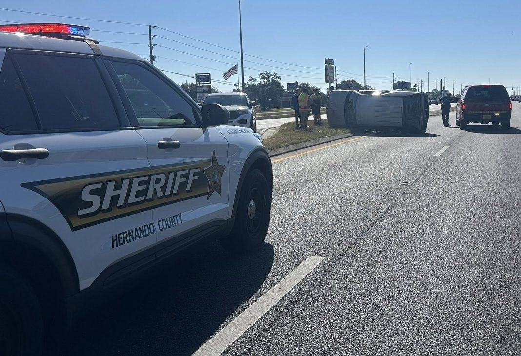 Hernando County, FL - Traffic Alert: Rollover Crash on U.S. 19 in ...