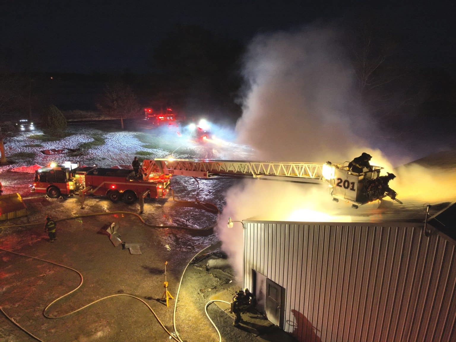 Cass County, IN - Barn Fire: Drone-Assisted Response to Early-Morning ...