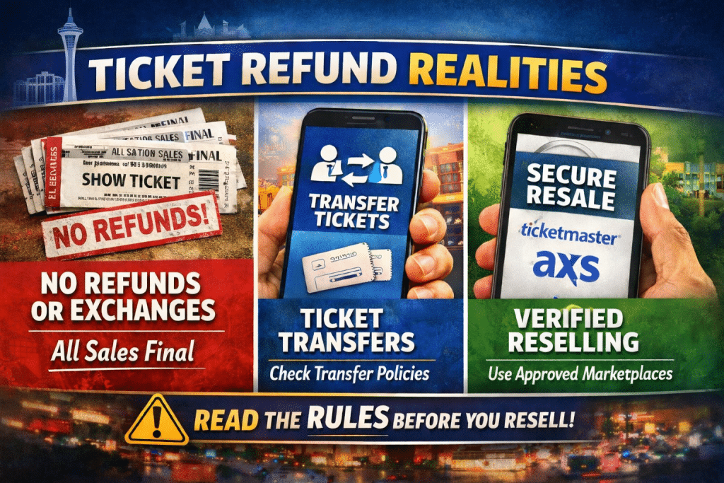 Las Vegas Show Tickets: Refund, Resale, and Transfer Rules Explained ...