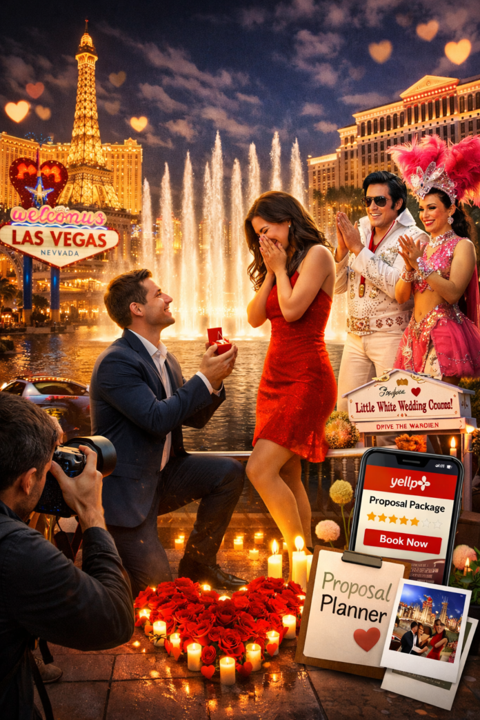 Why Valentine’s Day Is the Biggest Proposal Night of the Year in Las ...